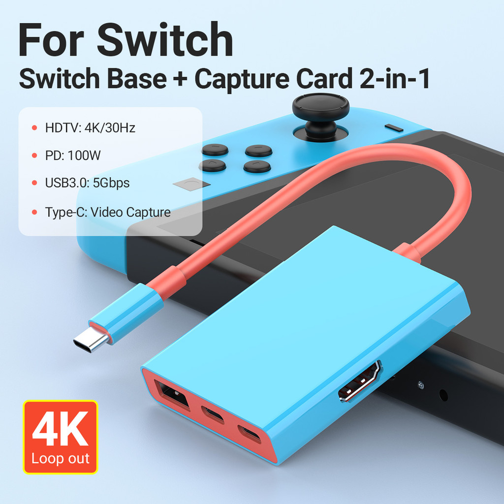 Capture Card to Stream OBS Record Compatible for Nintendo Switch Laptop ...