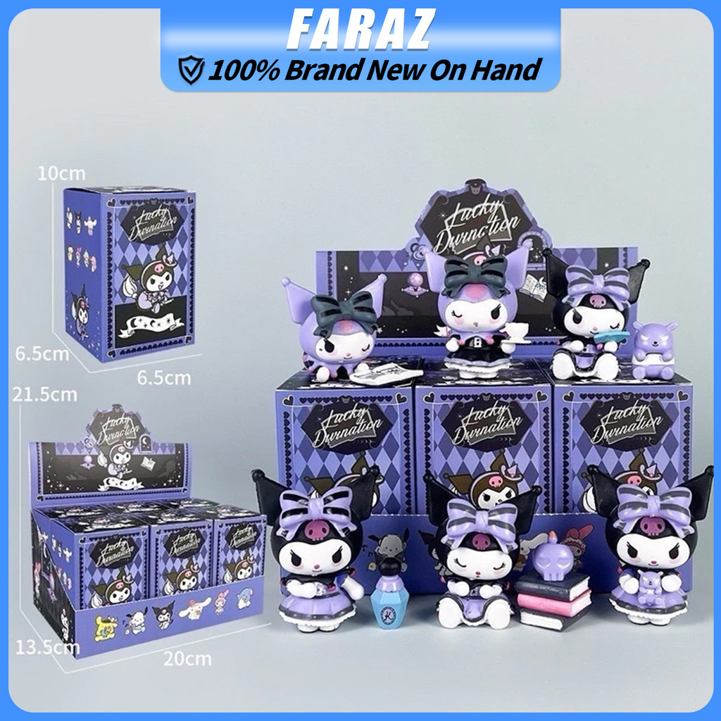 6/8 Pcs Sanrio Characters Blind Box Kuromi Surprise Box Kuromi Figure ...