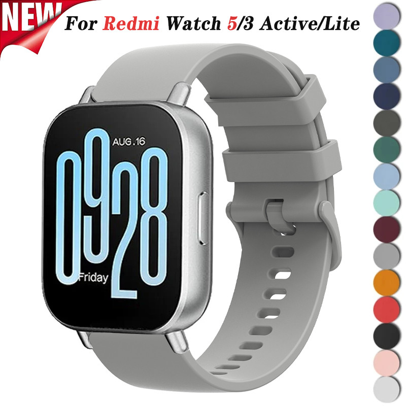 Sports Silicone 22mm Watch Strap for Redmi Watch 5 3 Active lite Band for Xiaomi Redmi Watch 3 ...