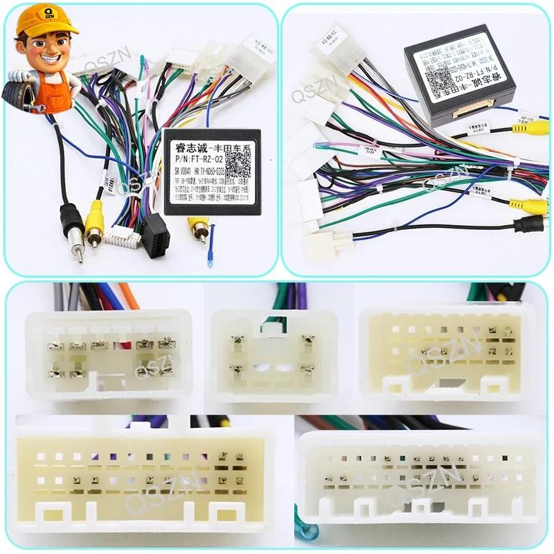 Canbus Box FT-RZ-01 FT-RZ-02 For Toyota corolla/Camry/CHR /RAV4/ LAND CRUISER With Wiring ...