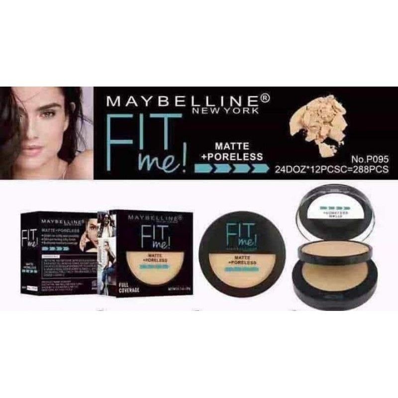 fit me Matte full coverage Compact Powder | Shopee Malaysia