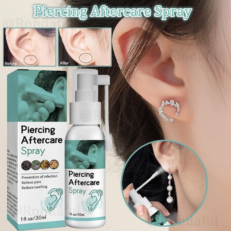 Piercing Aftercare Spray After Ear Piercing Care Solution Gentle ...