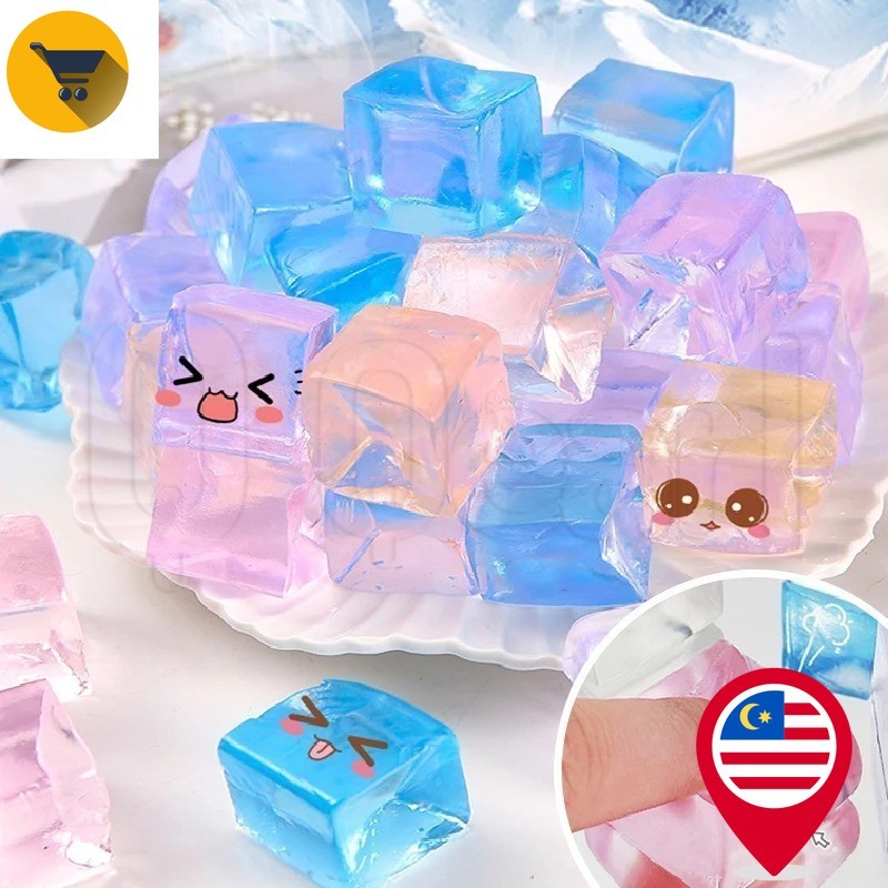 MK2 Mochi Ice Cubes Squeeze Toy - Jelly Cube Release Stress Toys - Ice ...