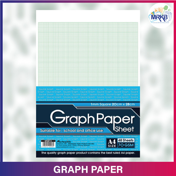 GRAPH PAPER A4 70GSM 48'S | Shopee Malaysia