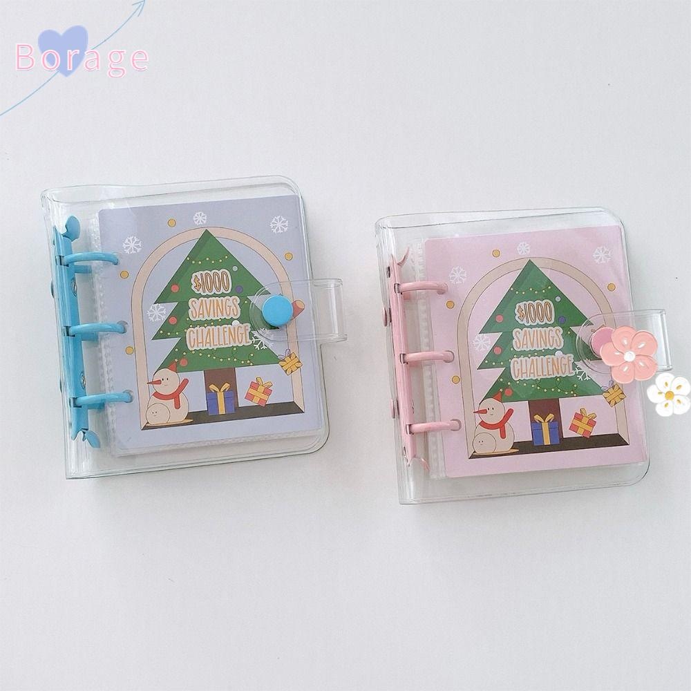 BORRAONE Money Saving Notebook, Money Savings Challenge Money Organizer ...