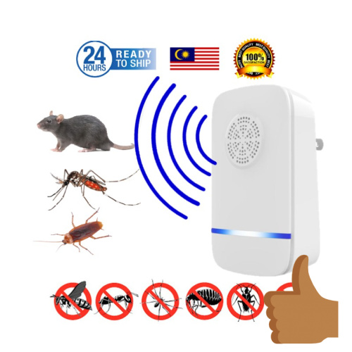 Ultrasonic Wave Pest Reject Electronic Mice Bug Cockroach Rat Mosquito ...
