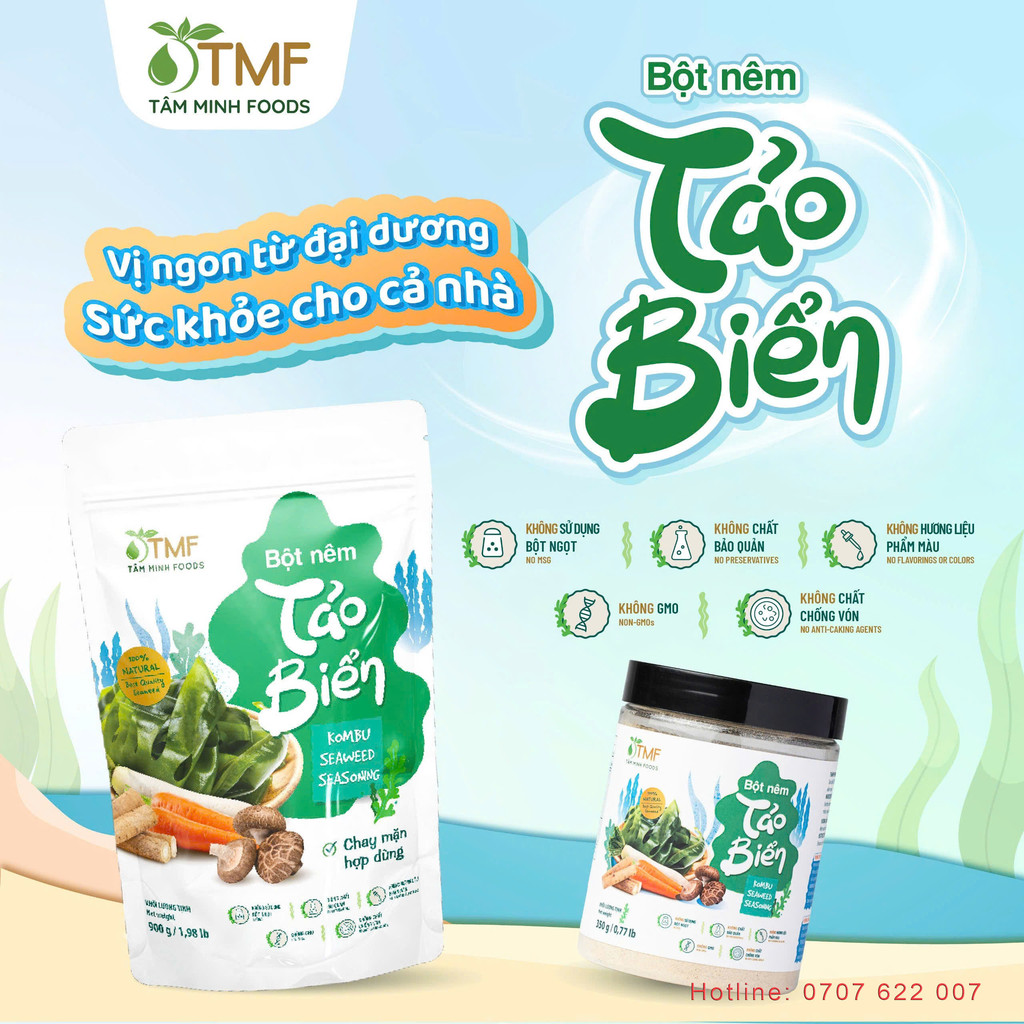 Tam Minh Foods Seaweed Seasoning Powder - Vegan weaning dc | Shopee ...