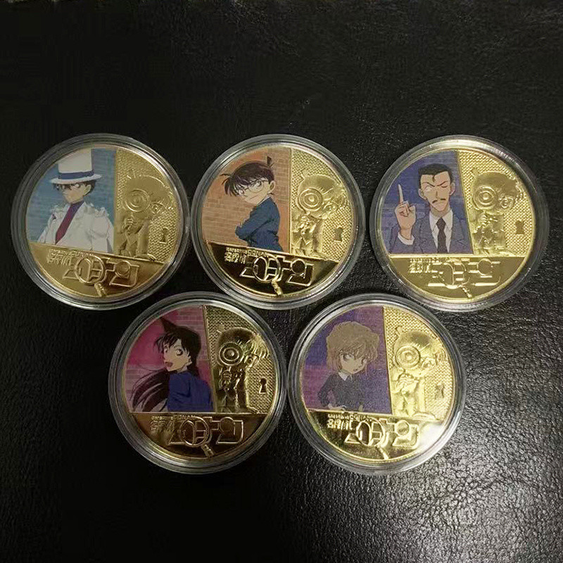 Detective Conan Merchandise Commemorative Coins Cartoon Anime Kaito ...