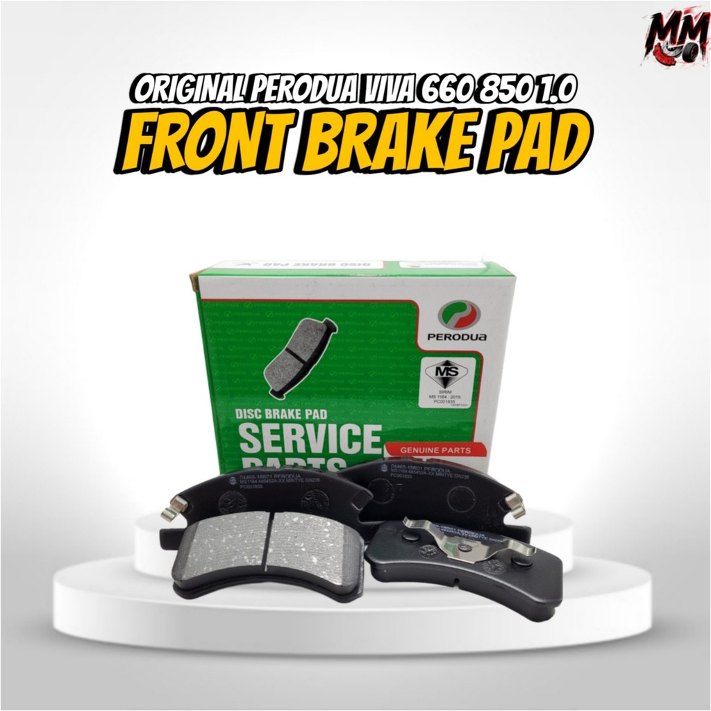 PERODUA BRAKE PAD FRONT FOR PERODUA VIVA 660 / 850 / 1.0 | Shopee Malaysia