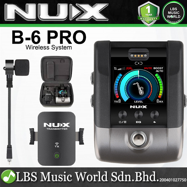 Nux B-6 PRO Wireless System Wind Instrument with Built in Multiple ...