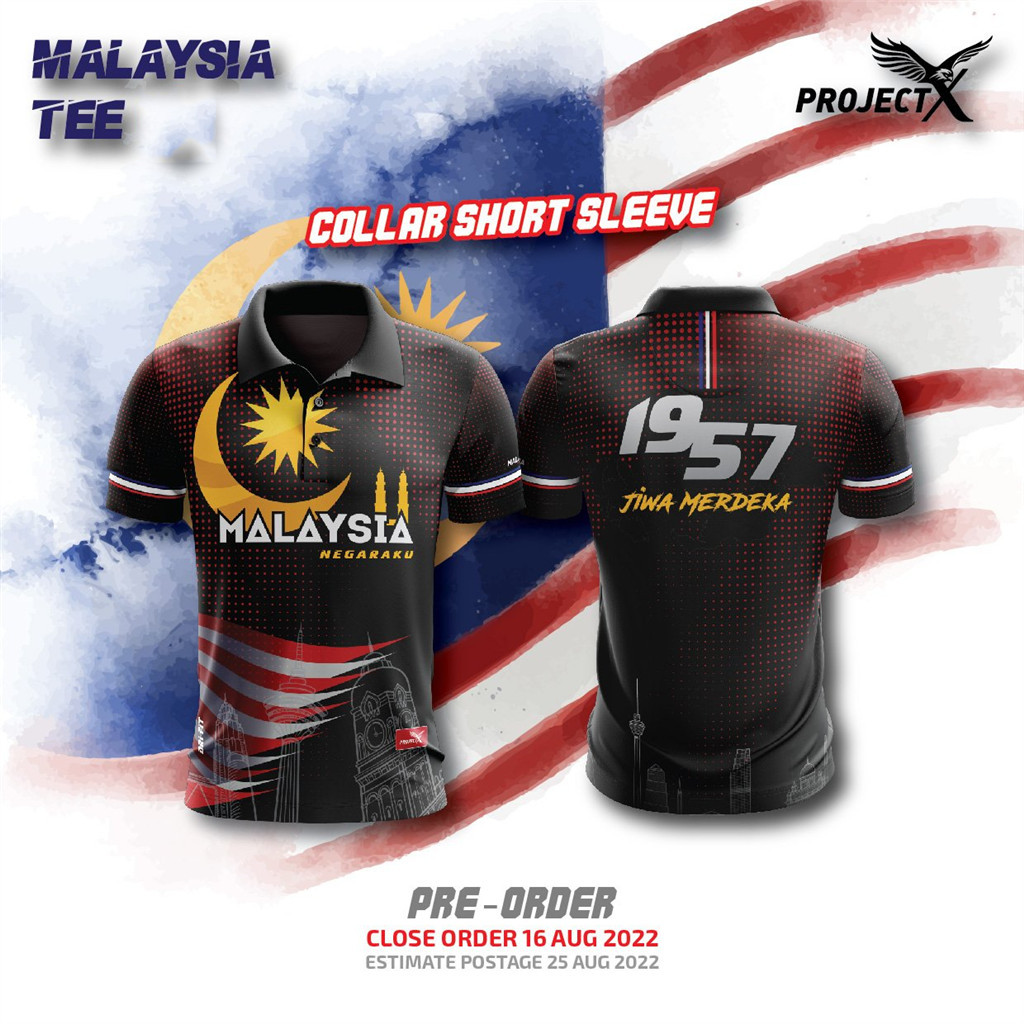 Merdeka-Themed 2025 T-Shirts & Polos - Full Sublimation Microfiber ...
