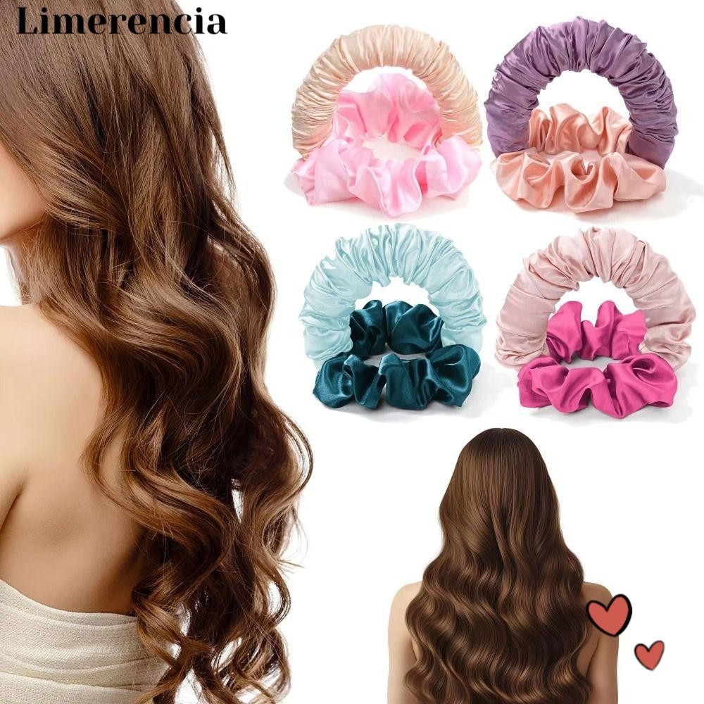 LIMERENCIA Wave Formers, Lazy Soft Silk Heatless Curling Rod Hair ...