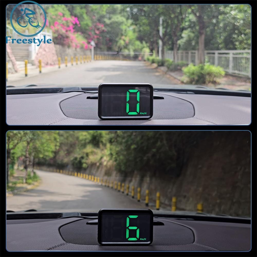 GPS KMH MPH HUD Digital Speed Meter Gauge Speed Meter Head Up Display ...