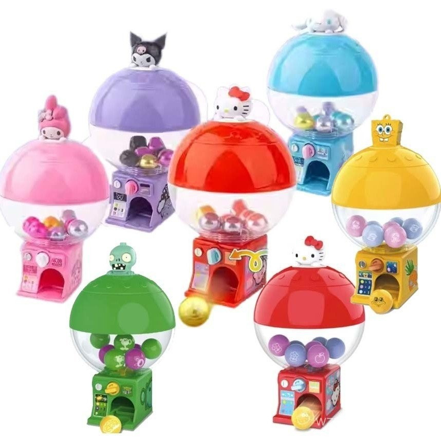 Sanrio Mini Capsule Toy Machine Hello Kitty My Melody Building Blocks ...