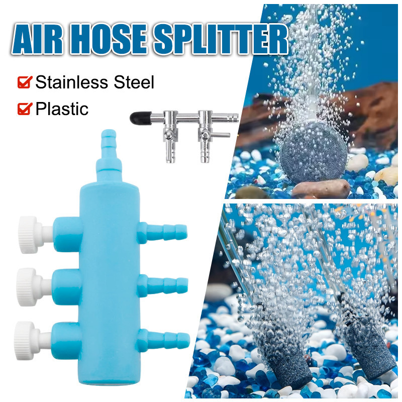 Aquarium air flow splitter control valve with Adjustable distributor ...