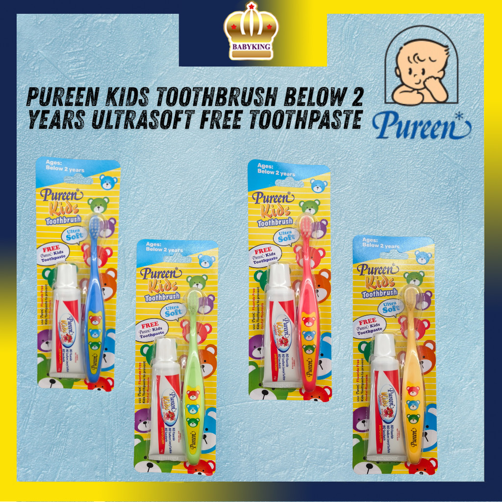 Original Pureen Kids Ultra Soft Kid Toothbrush Tooth Brush Set Free ...