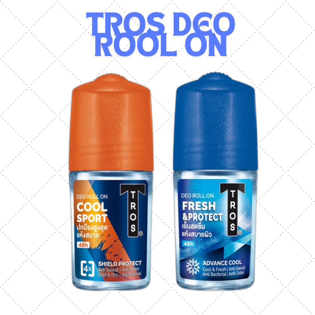 🔥Thai🔥 Tros Deo Roll On 25ml - CoolSport / Fresh&Protect | Shopee Malaysia