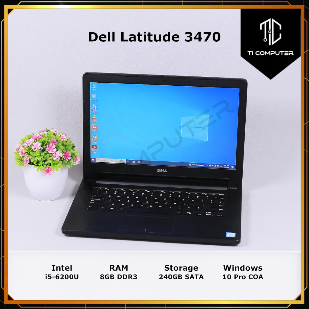 Dell Latitude 3470 Intel Core i3-6100U 8GB DDR3 RAM 240GB SATA SSD ...