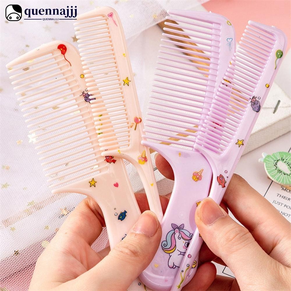 QUENNA Children Cute Strawberry Pattern Hair Comb Set Tip Tail Hair ...