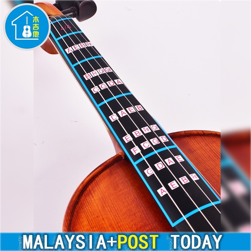 4/4 3/4 1/2 1/4 1/8 violin sticker Fingerboard Sticker Fretboard Note ...