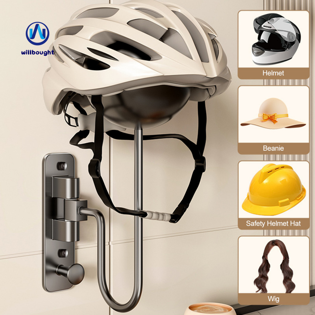 Adjustable Helmet Rack Wall Mount Helmet Rack Motorcycle Helmet Rack ...