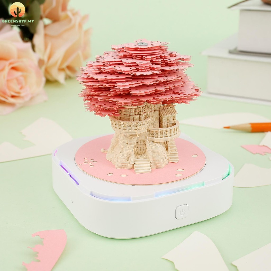 3D Desk Calendar Creative 3D Memo Pad Decorative 3D Art Calendar with ...