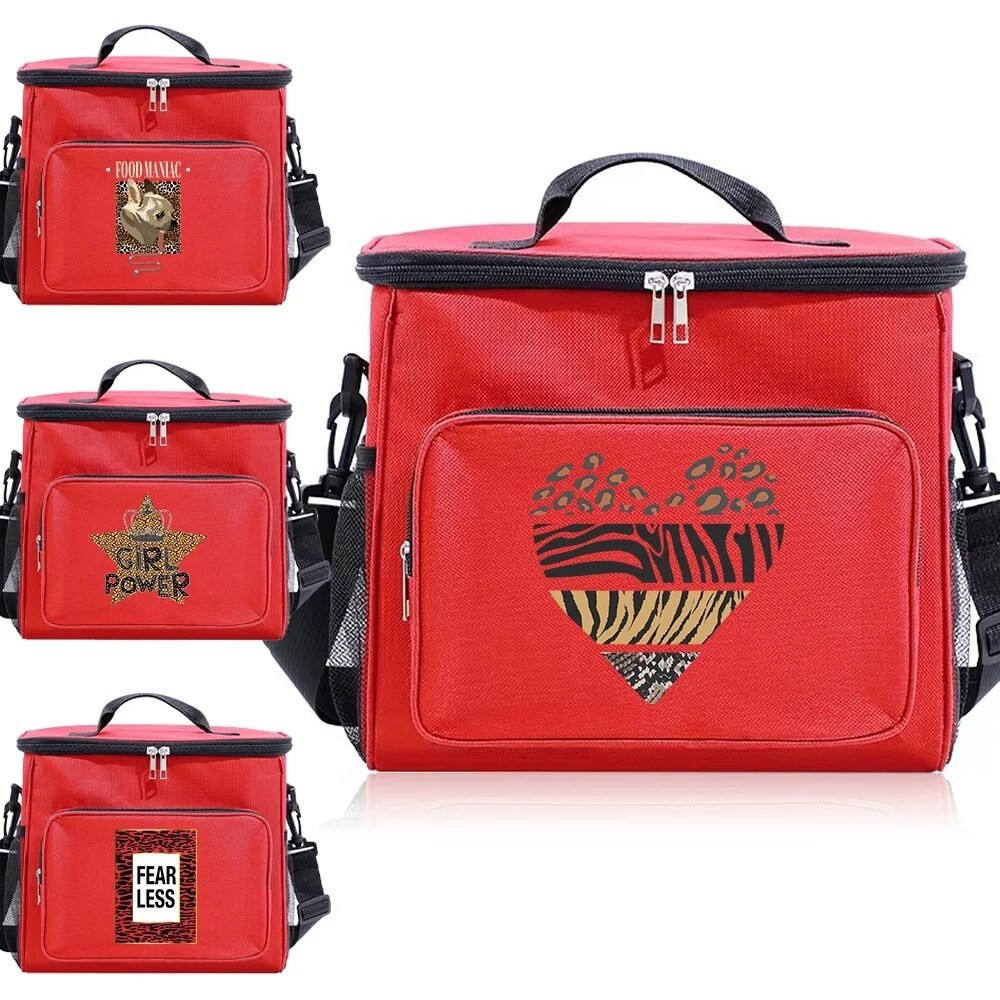 Lunch Bags For Women Thermal And Aesthetic Pink Food Storage Dinnerware ...