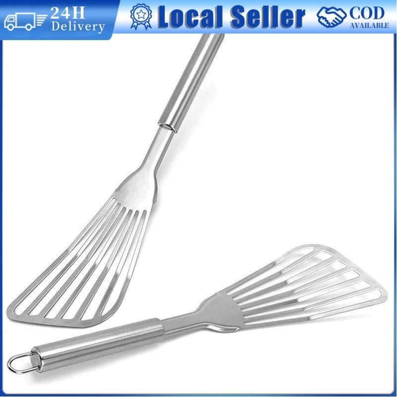 Fish Spatula Stainless Steel Silicone Flipping Fish Spatula Turning ...