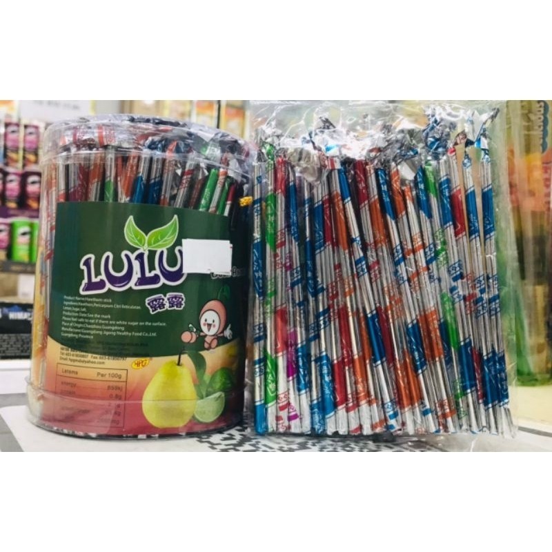 300pcs Buah Asam Batang Lulu / Hawthorne Lime Stick ( HALAL ) | Shopee ...