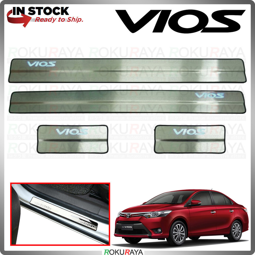 [BESI with LED] Toyota Vios Keli NCP150 2013 Stainless Steel Chrome ...