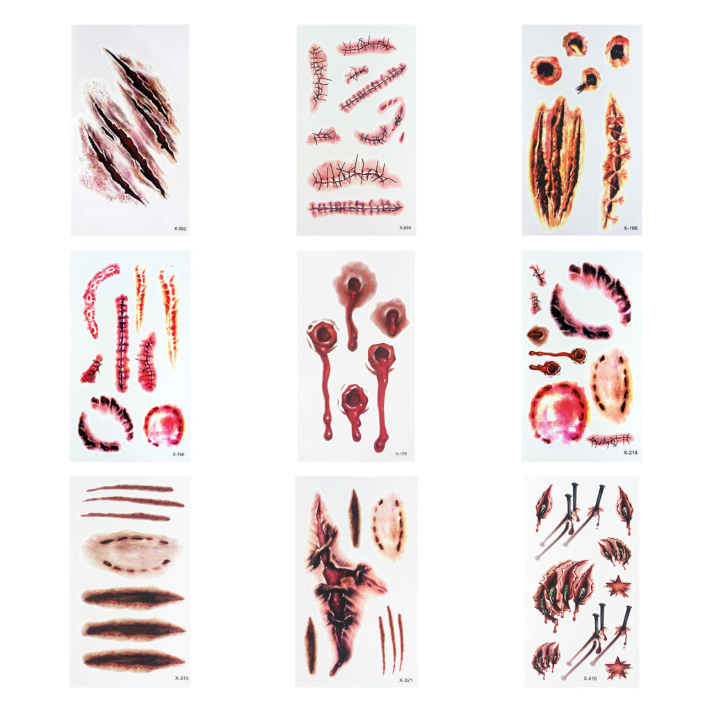 Realistic Temporary Tattoos Simulated Tattoo Stickers Realistic ...