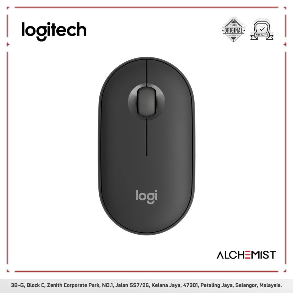 LOGITECH PEBBLE MOUSE 2 M350S - TONAL GRAPHITE (910-006988) | Shopee ...