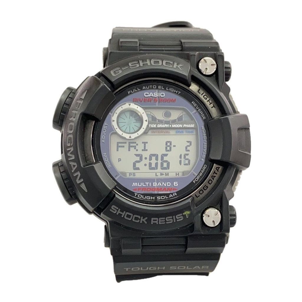 CASIO Wrist Watch Frogman G-Shock Black Men's Solar Digital | Shopee ...