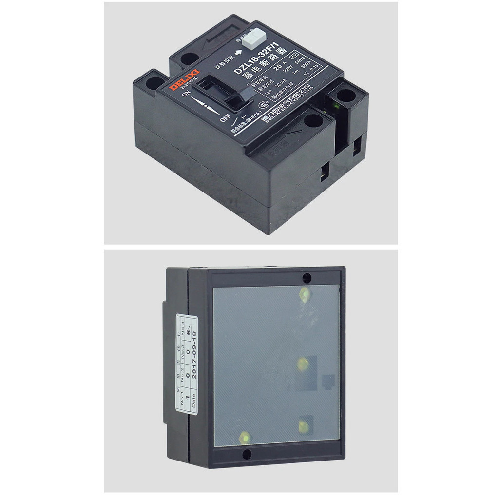 DELIXI Home Leakage Protector Power Switch Moduled Case Circuit Breaker ...