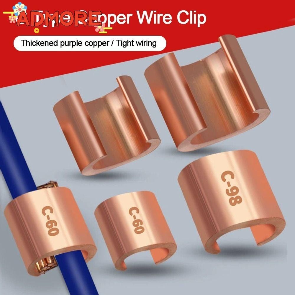 ADMORE Wire Connector, Copper C Type Copper Wire Clip, Parallel Cable ...