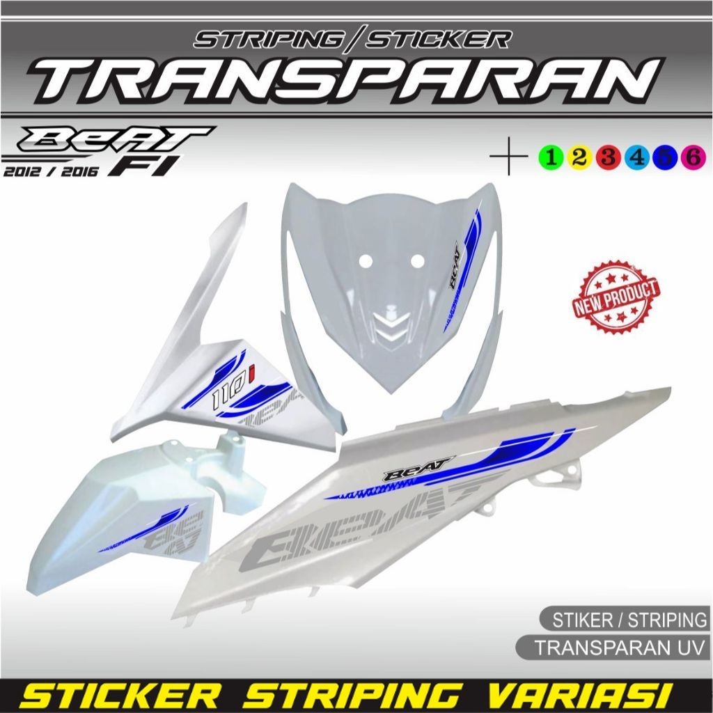 Beat FI Motorcycle Transfer Sticker/HONDA BEAT FI Motorcycle Transfer ...