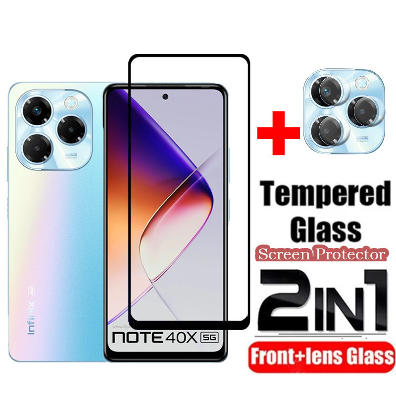 2 in 1 Screen Protector For Infinix Note 40X 5G Note40X Note40 X 2024 ...