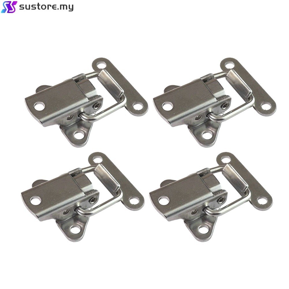[Super]4 X Stainless Steel Clasp Case Clip Loop Suitcase Box Trunk ...