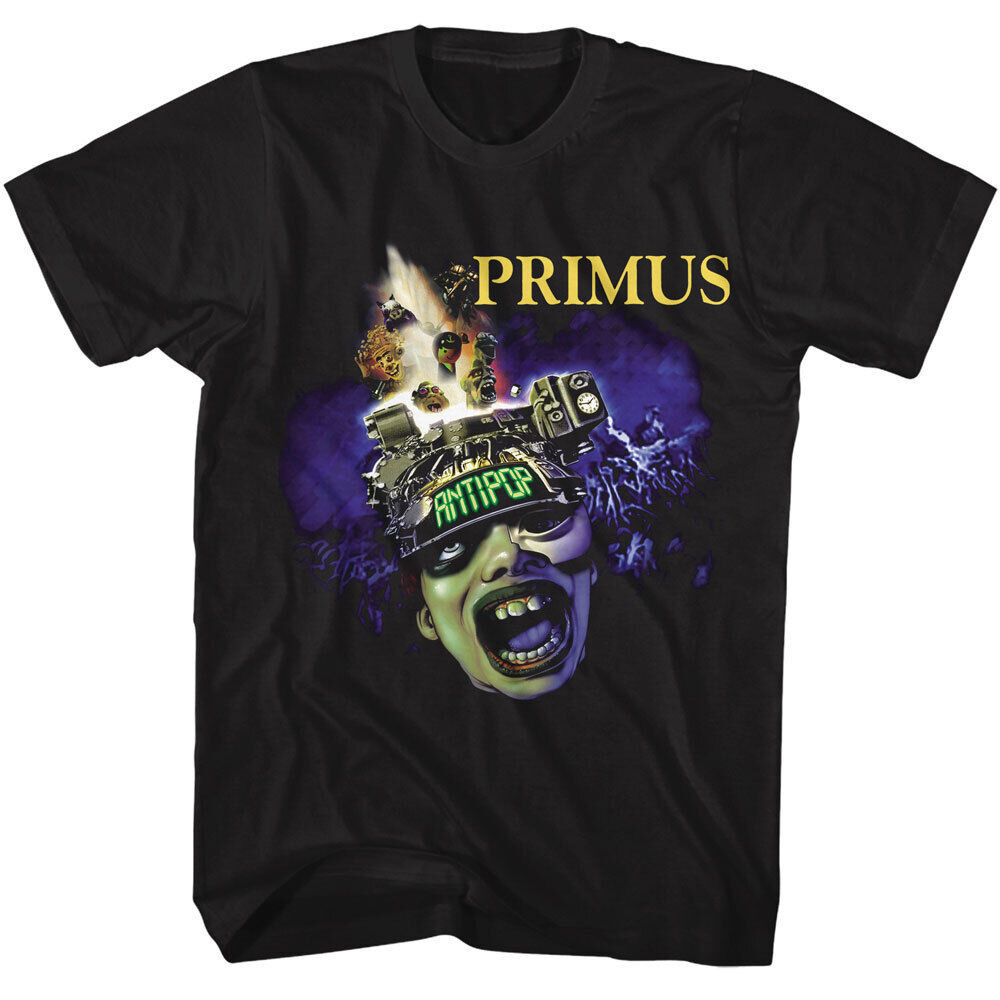 Primus Funk Metal Band Antipop Album Cover Men'S T Shirt Music Merch ...