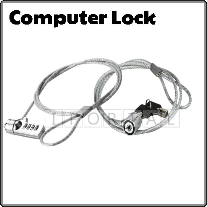 Notebook Laptop Computer Lock 4 Digit Password / Key Lock Cable ... Notebook Laptop Computer Lock 4 Digit Password / Key Lock Cable ...