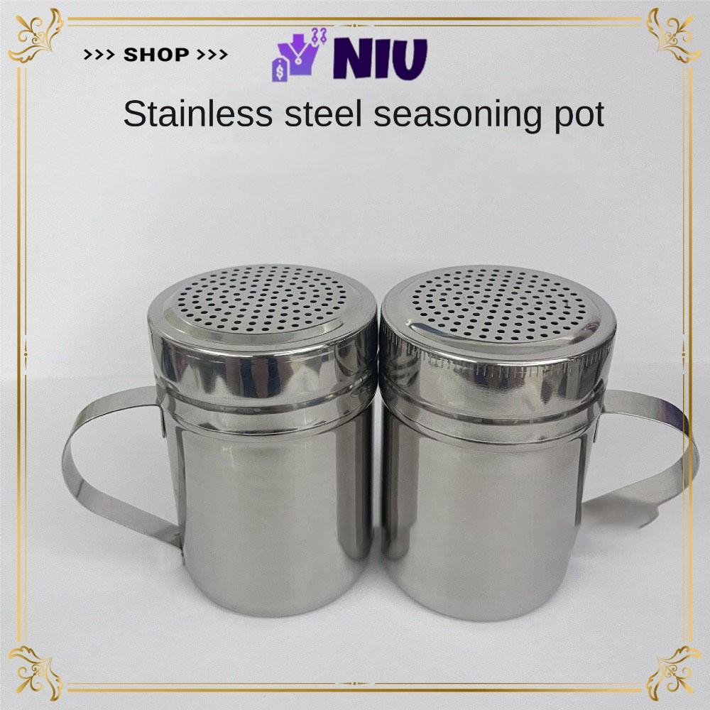 NIU Spice Jar, Stainless Steel Large Barbecue Seasoning Bottle ...