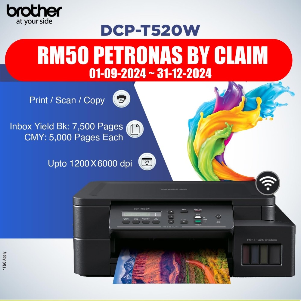 BROTHER T520W T420W T220 T520W T920DW DCP-T230 T430W T530DW T730DW T930DW ALL IN ONE PRINTER ...