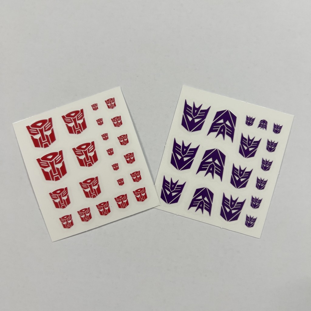 Deformation Toy Transfer Sticker Hollow Logo Autobot Decepticon Autobot ...