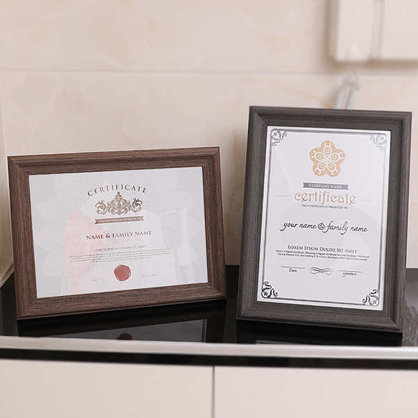 frame gambar dinding Bingkai sijil kayu pepejal, bingkai foto lesen perniagaan, bingkai sijil ...