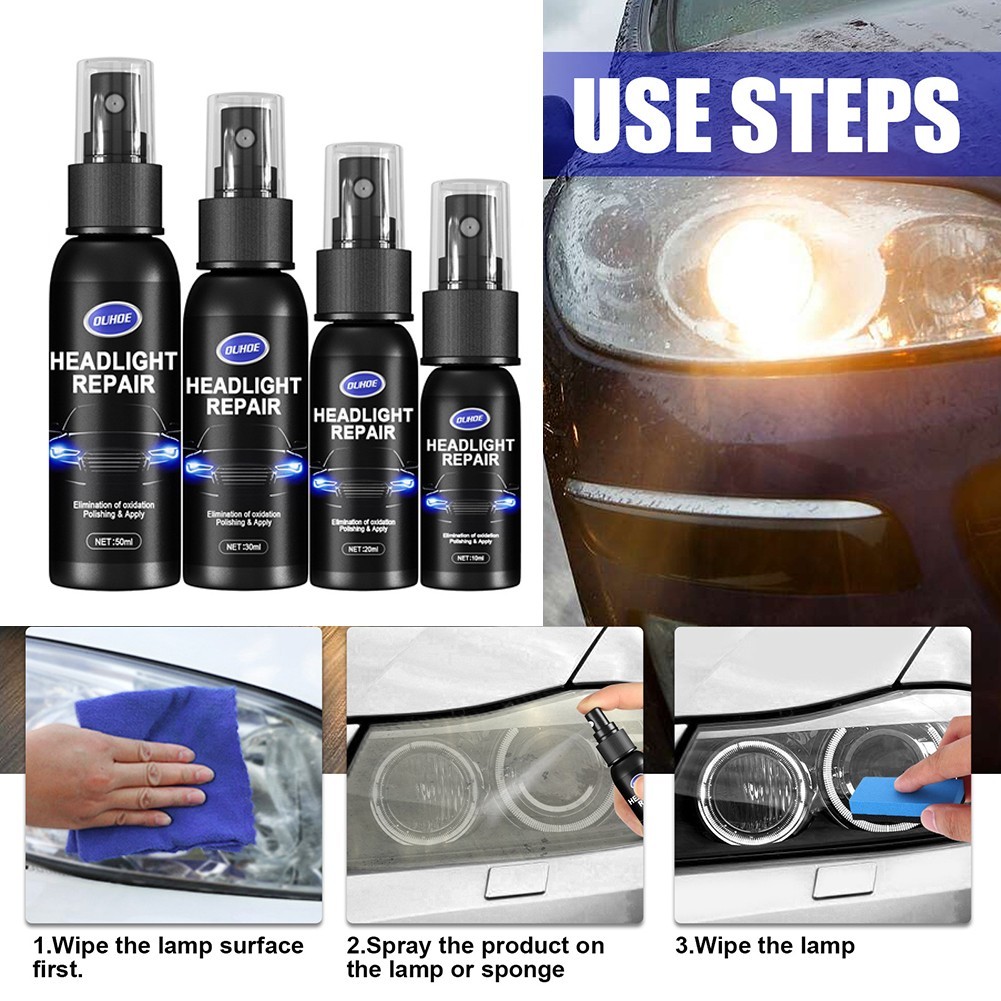 Waysle_Car Headlight Polishing Agent Scratch Remover Repair Fluid ...
