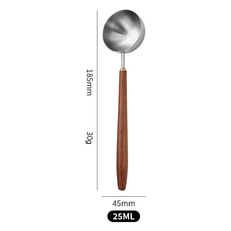 3ML/8ML/23ML Vintage Coffee Measuring Spoon Retro Stainless Steel ...
