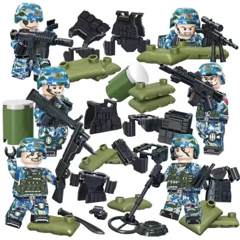 Compatible with Lego Military Police Special Forces Flying Tigers ...