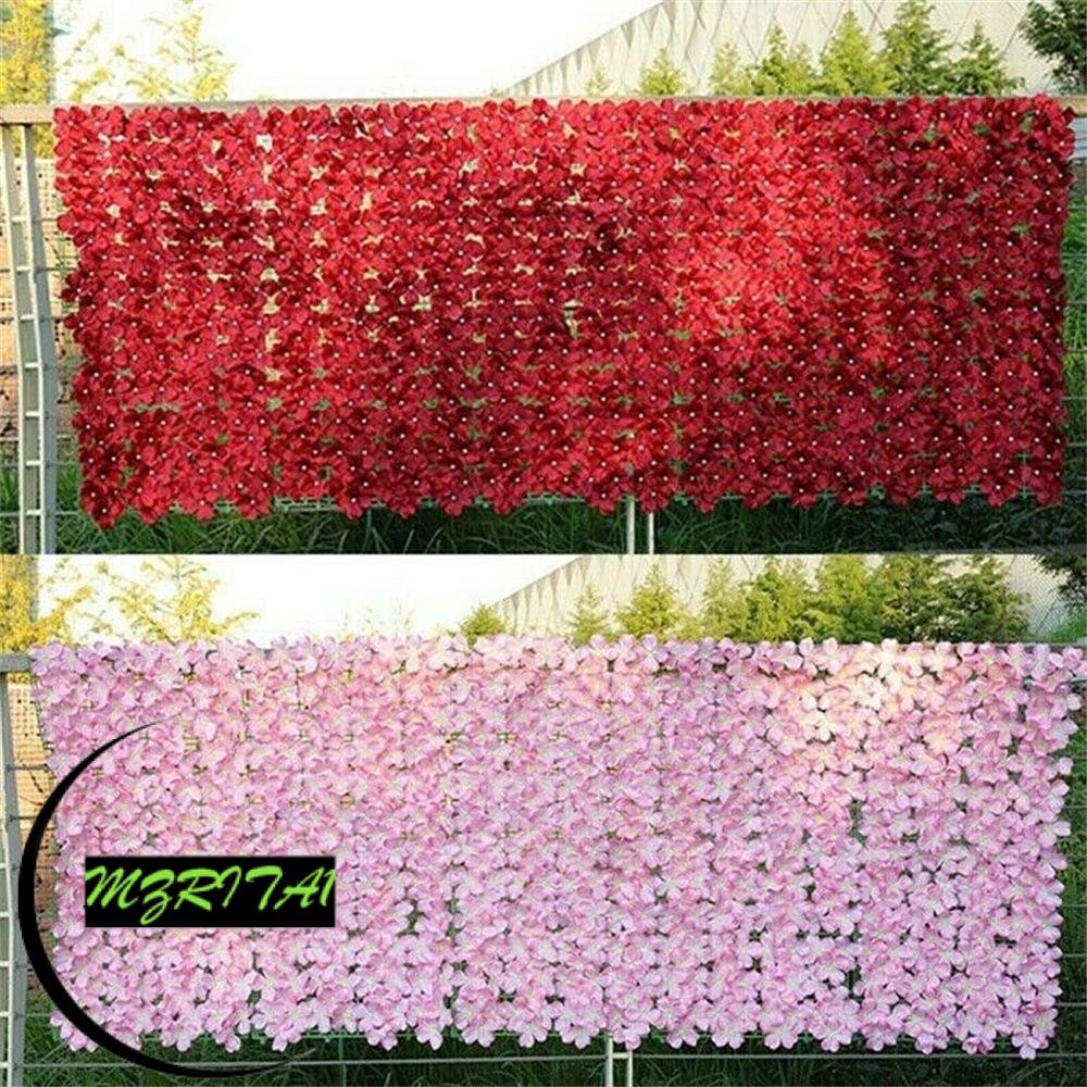MARITA1 0.5x1M Artificial Fence Courtyard Flowers Fence Privacy Protect ...