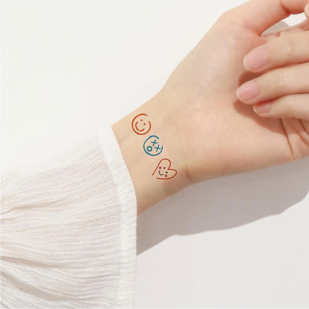 Temporary Tattoo Sticker Waterproof Cute Sticker Tattoos Fake K3t4 ...