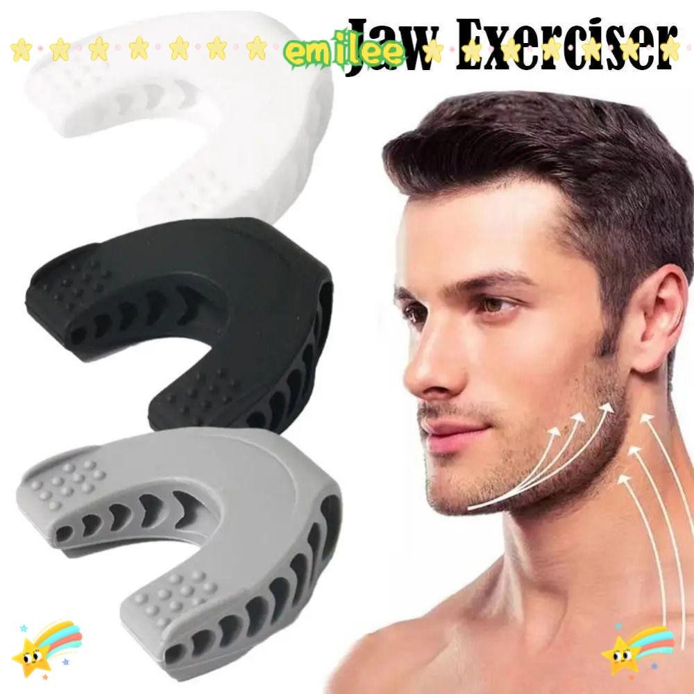 EMIL 1Pcs Bite Balls, Facial Toner Face Stress Masseter Ball, Silicone ...
